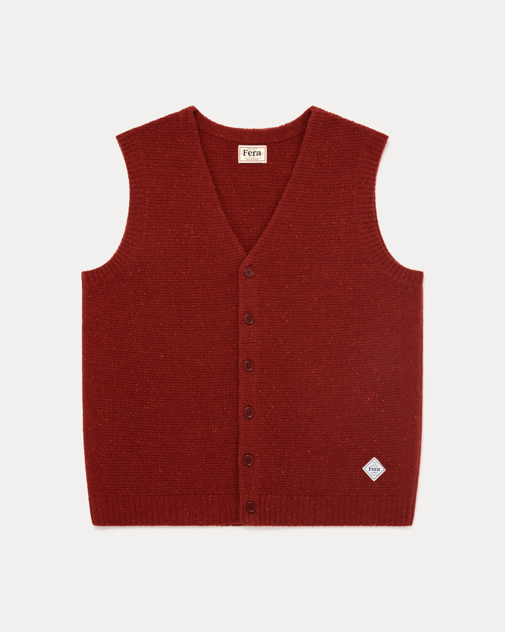 Curlew Merino Vest - Bonfire