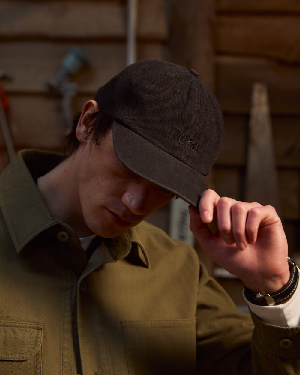 Fera Cap – Black | Low Profile Cotton Twill Cap
