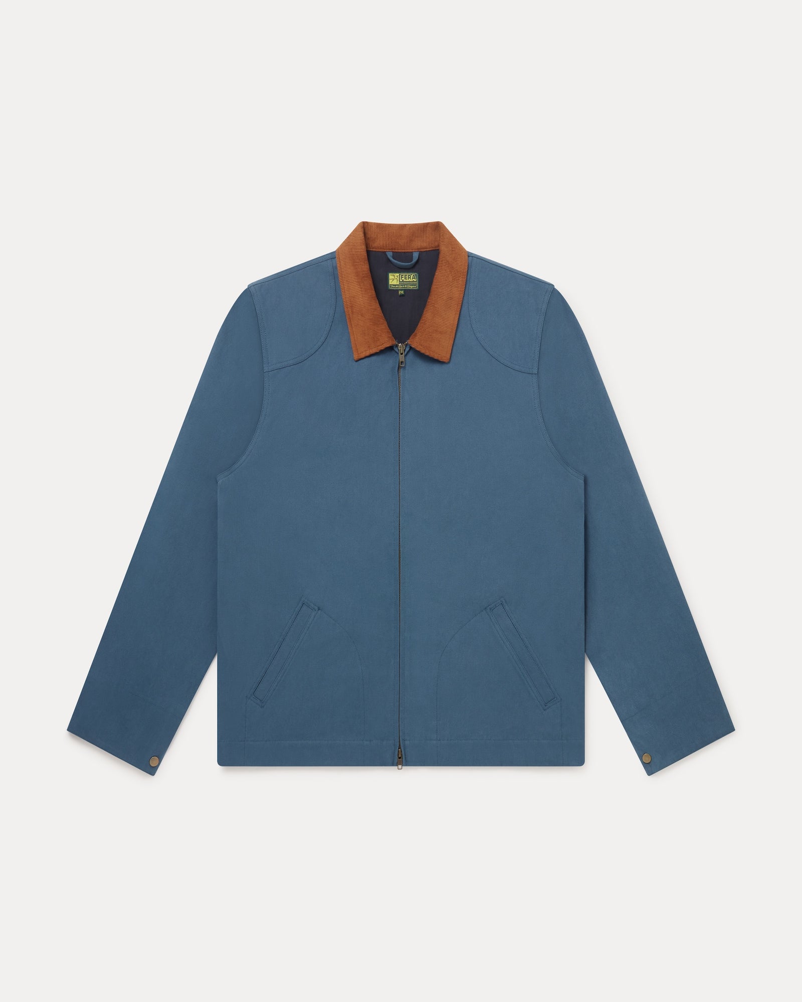 Fera Shire Jacket – Blue | Canvas Lined