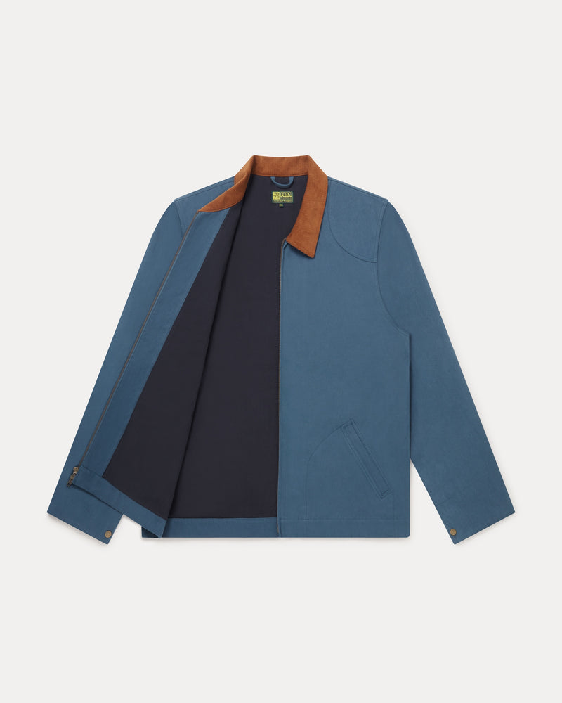 Fera Shire Jacket – Blue | Canvas Lined