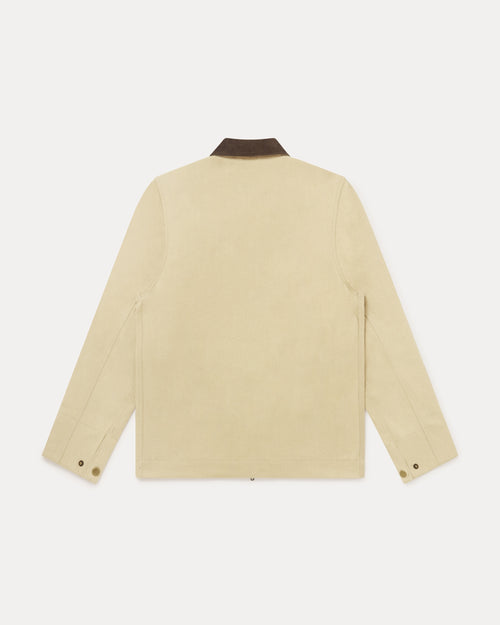 Fera Shire Jacket – Oat | Canvas Lined